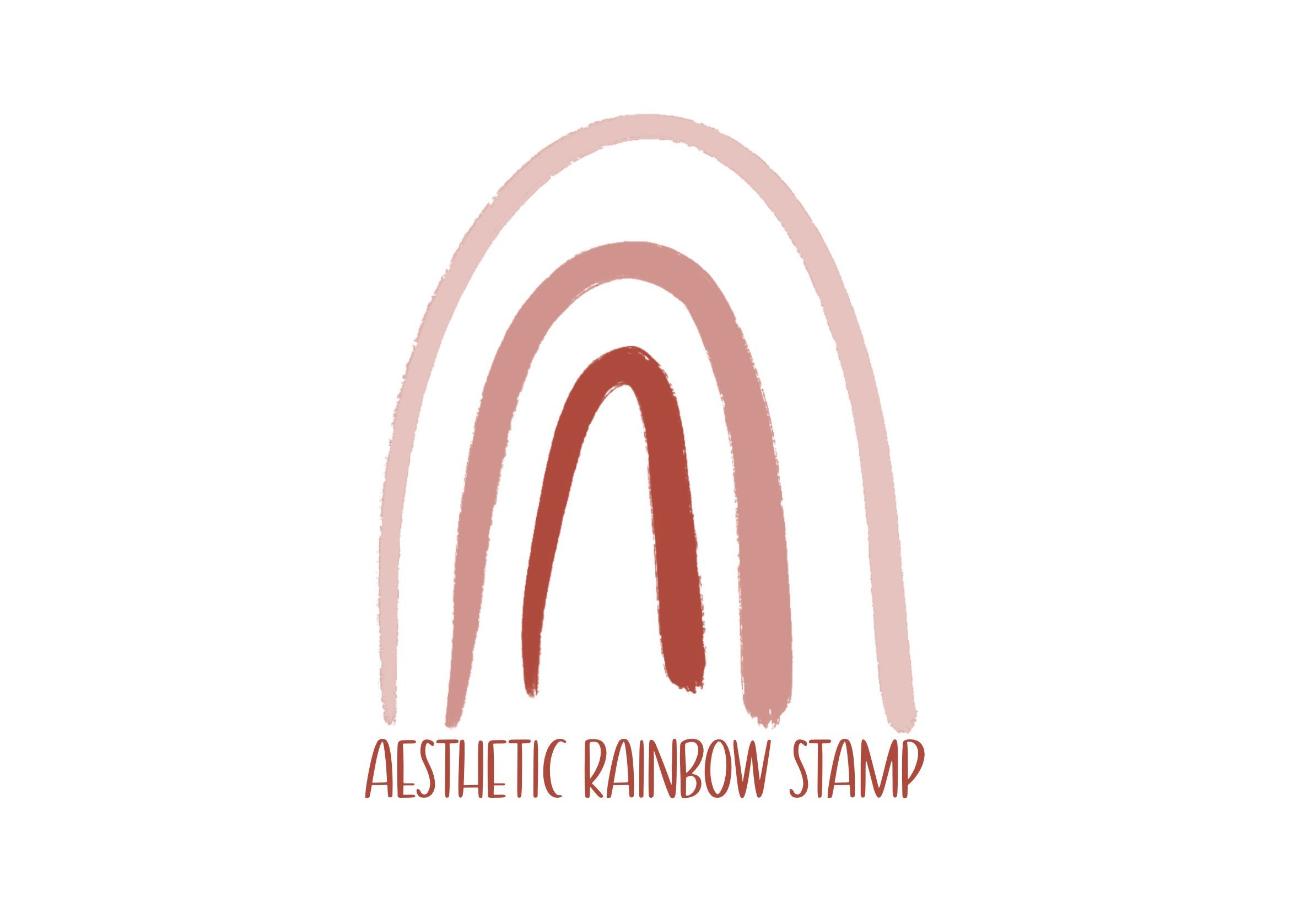 Aesthetic Rainbow Bundle Stamp & Palette for Procreate - Etsy