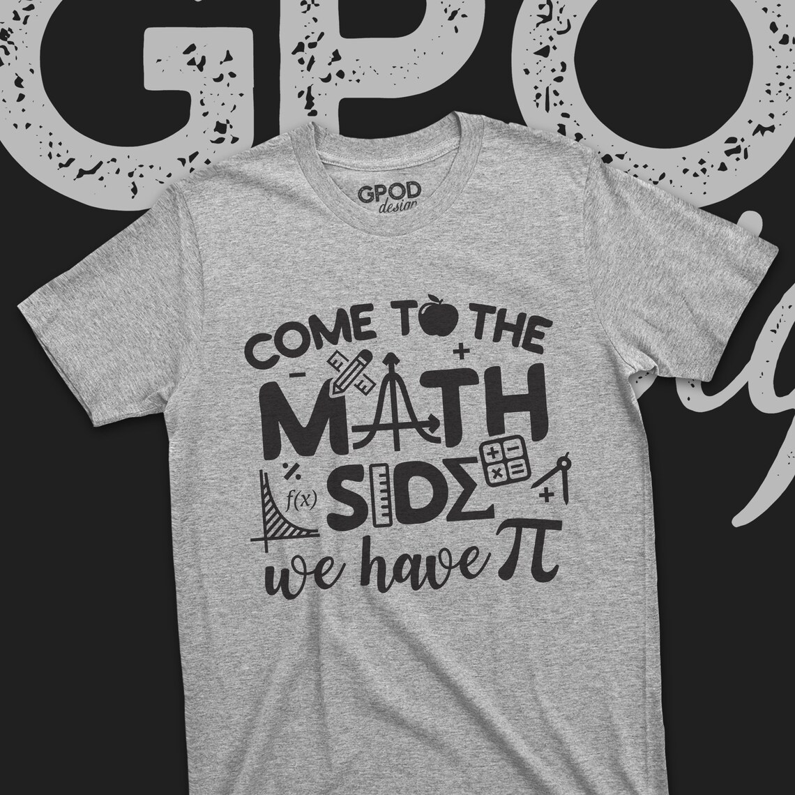 Come to the Math Side SVG We Have Pie Svg Clipart for | Etsy