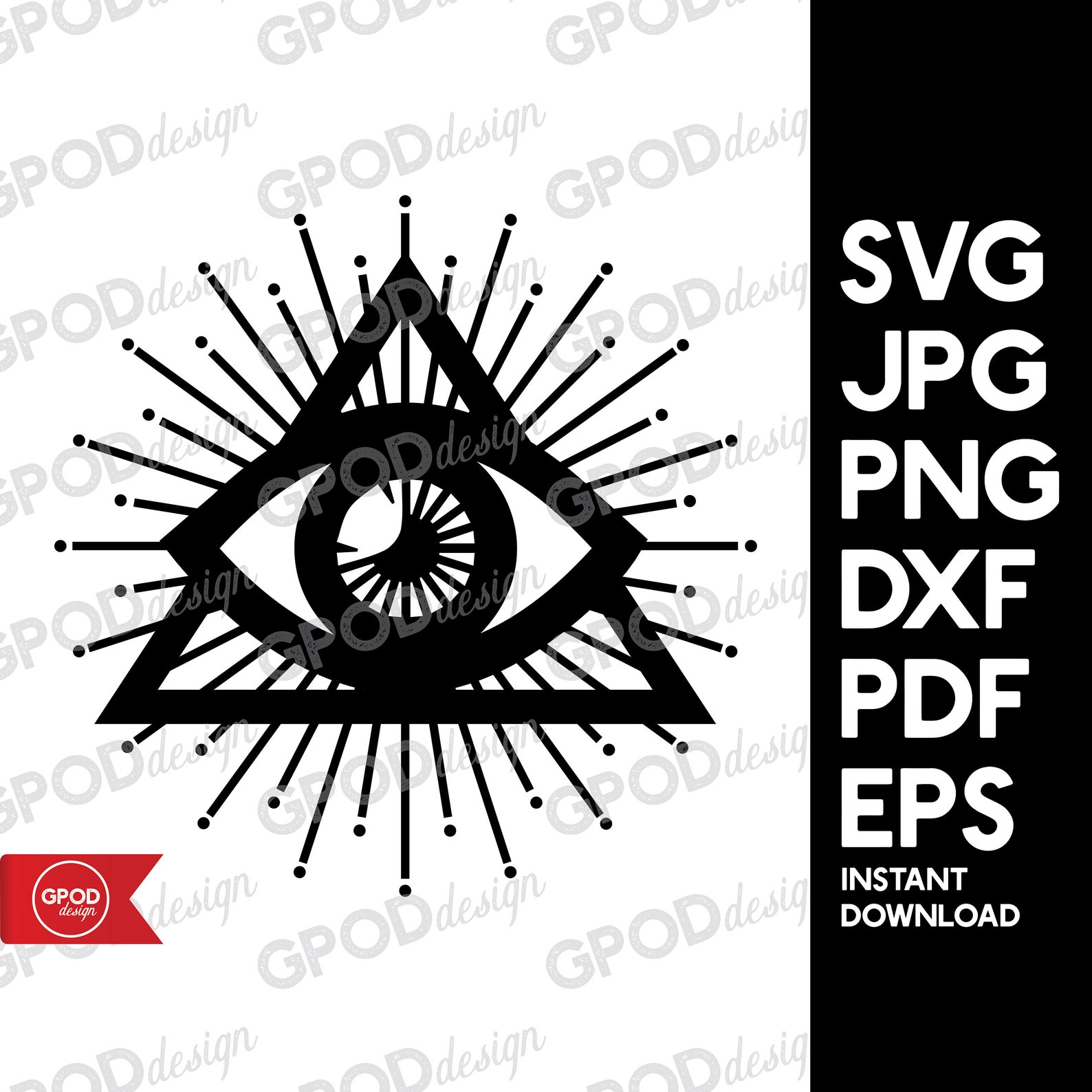 Eye Illuminati svg All seeing eye in pyramid svg Cut files | Etsy