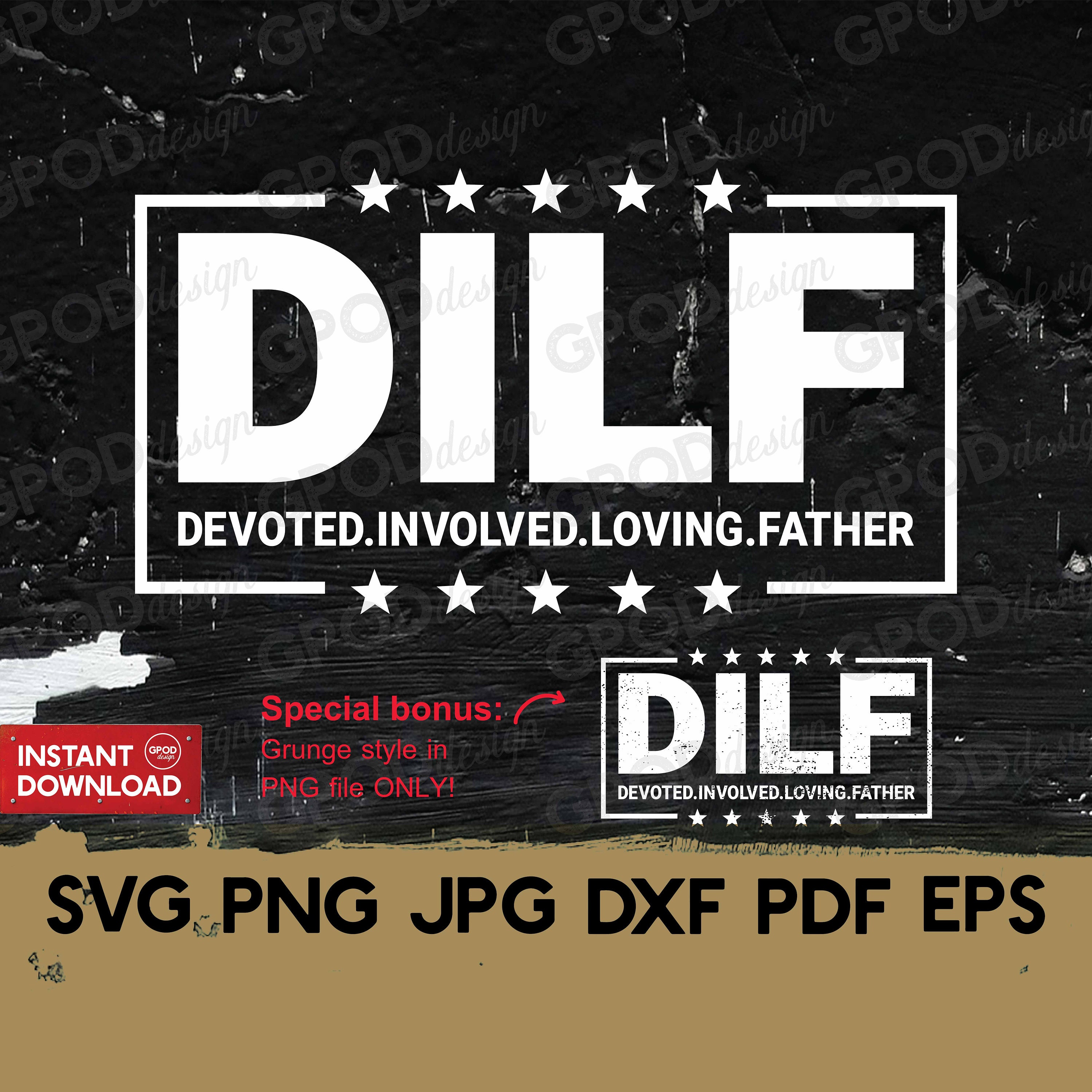Logotipo De Dilf Dilf Svg Etsy