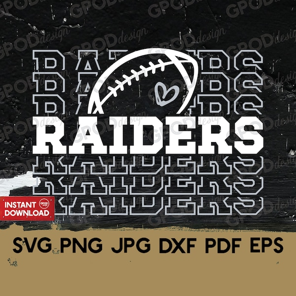 Raiders Svg - Etsy
