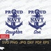Proud Navy Daughter SVG, Proud Navy Son Svg, Clipart for Cricut ...