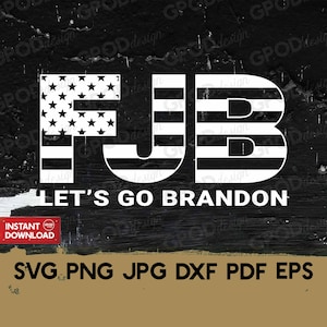 FJB America Flag SVG, Politic Flag Svg, Clipart for Cricut, Foxtrot ...