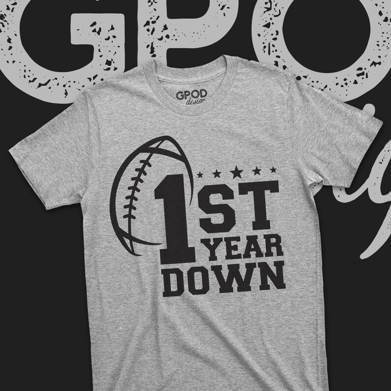 1st Year Down Football SVG My First Football Season Svg - Etsy