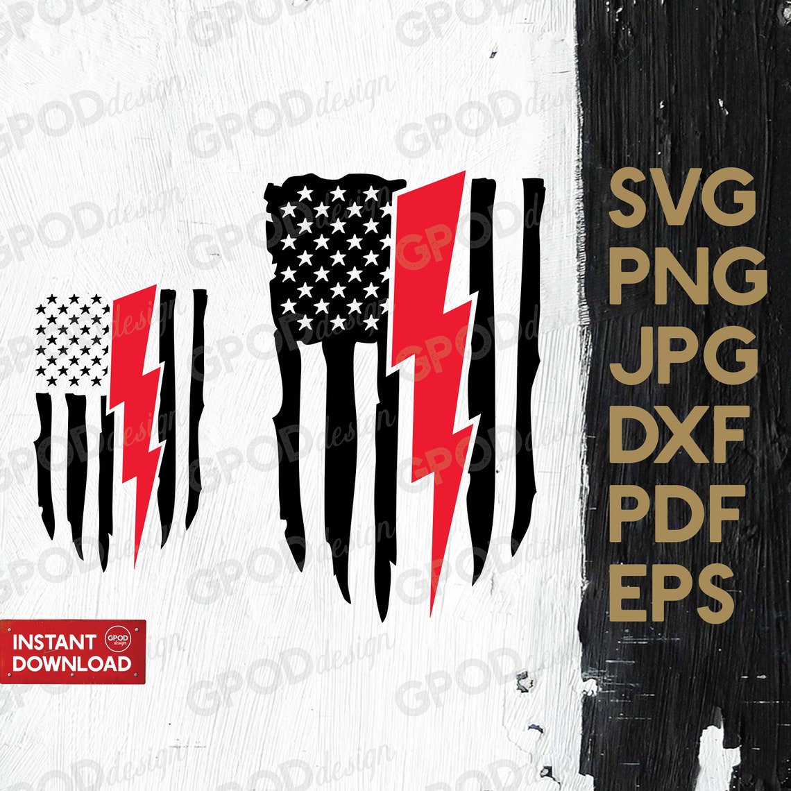 Electrician American Flag SVG Electric Svg Clipart for - Etsy