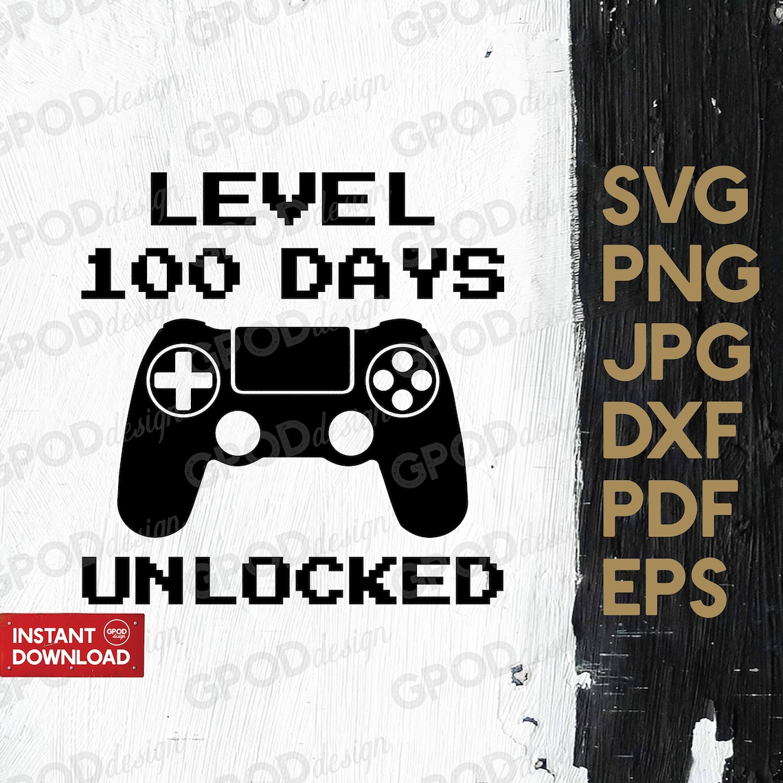Level 100 Days Unlocked SVG Video Game Svg Clipart for - Etsy