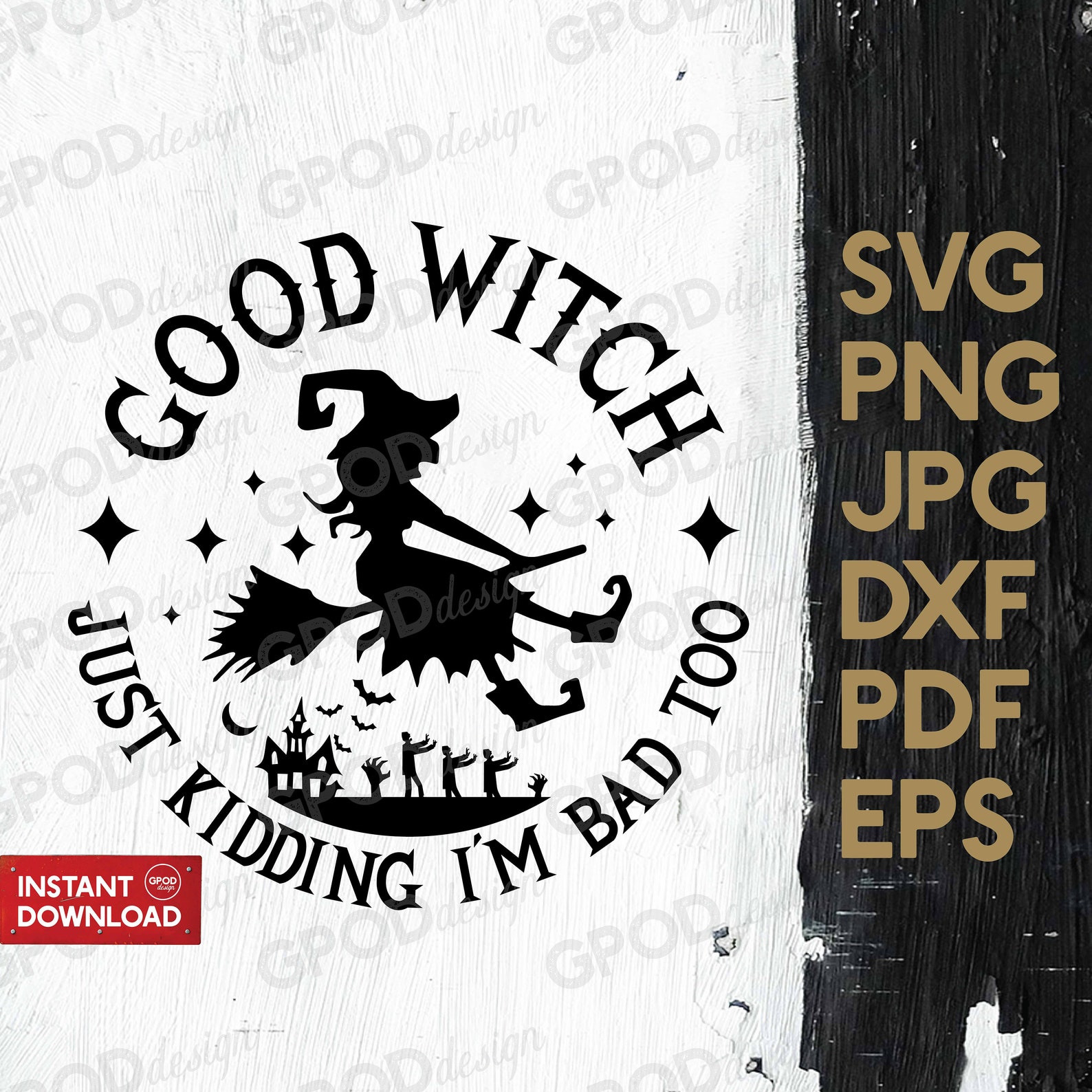 Good Witch SVG Bad Witch Svg Clipart for Cricut Wicked - Etsy
