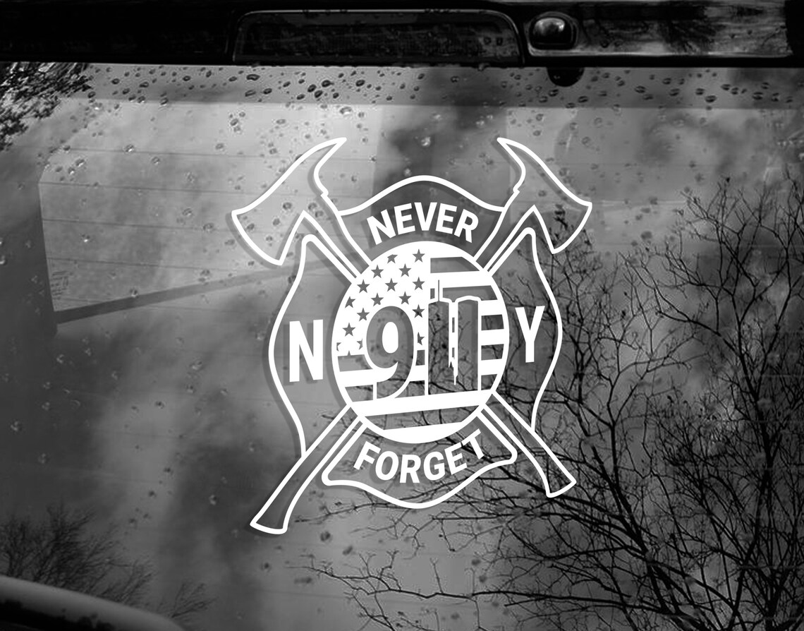 Never Forget 911 SVG, 911 New York Firefighter Clipart for Cricut ...