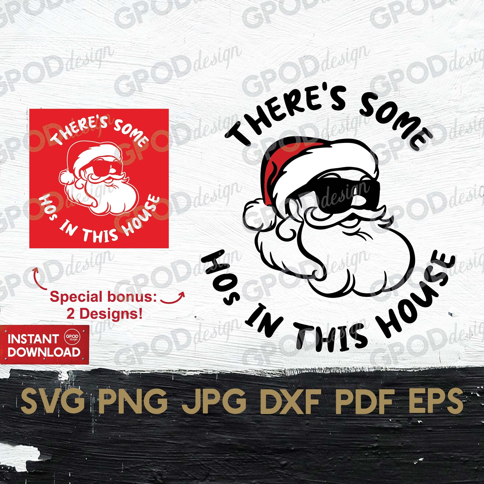 There's Some Hos in This House SVG Funny Santa Quote Svg - Etsy