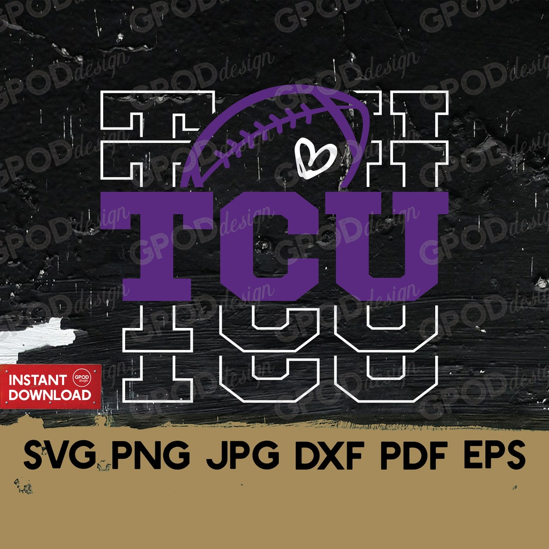 Tcu Football SVG, Tcu Svg, Clipart for Cricut, Team Tcu Svg, Tcu Mama ...