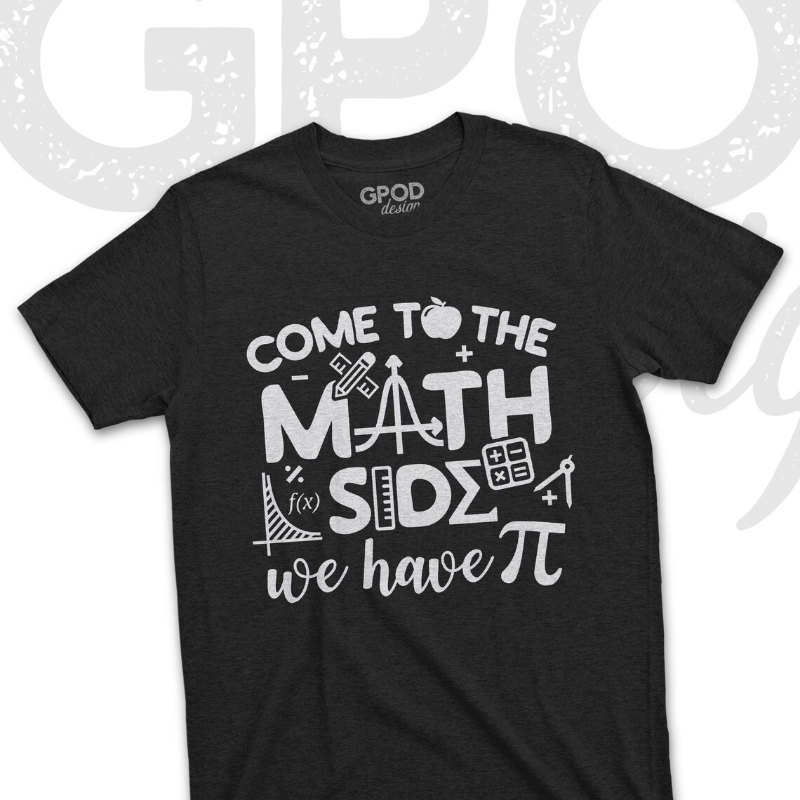 Come to the Math Side SVG We Have Pie Svg Clipart for | Etsy