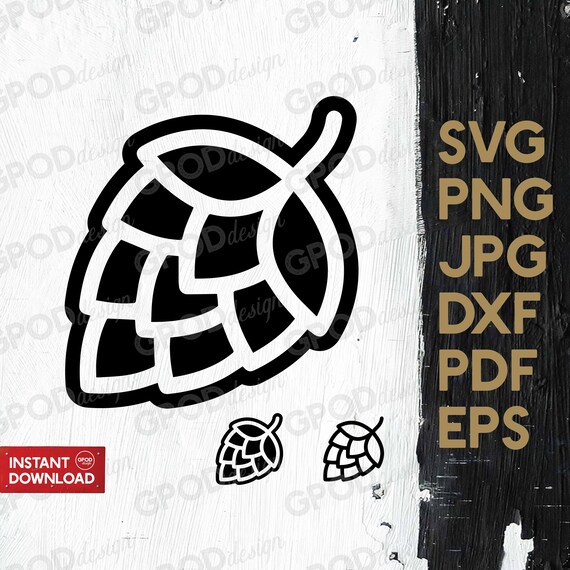 Hops Beer SVG Drinking Beer Svg Hops Svg Clipart for | Etsy