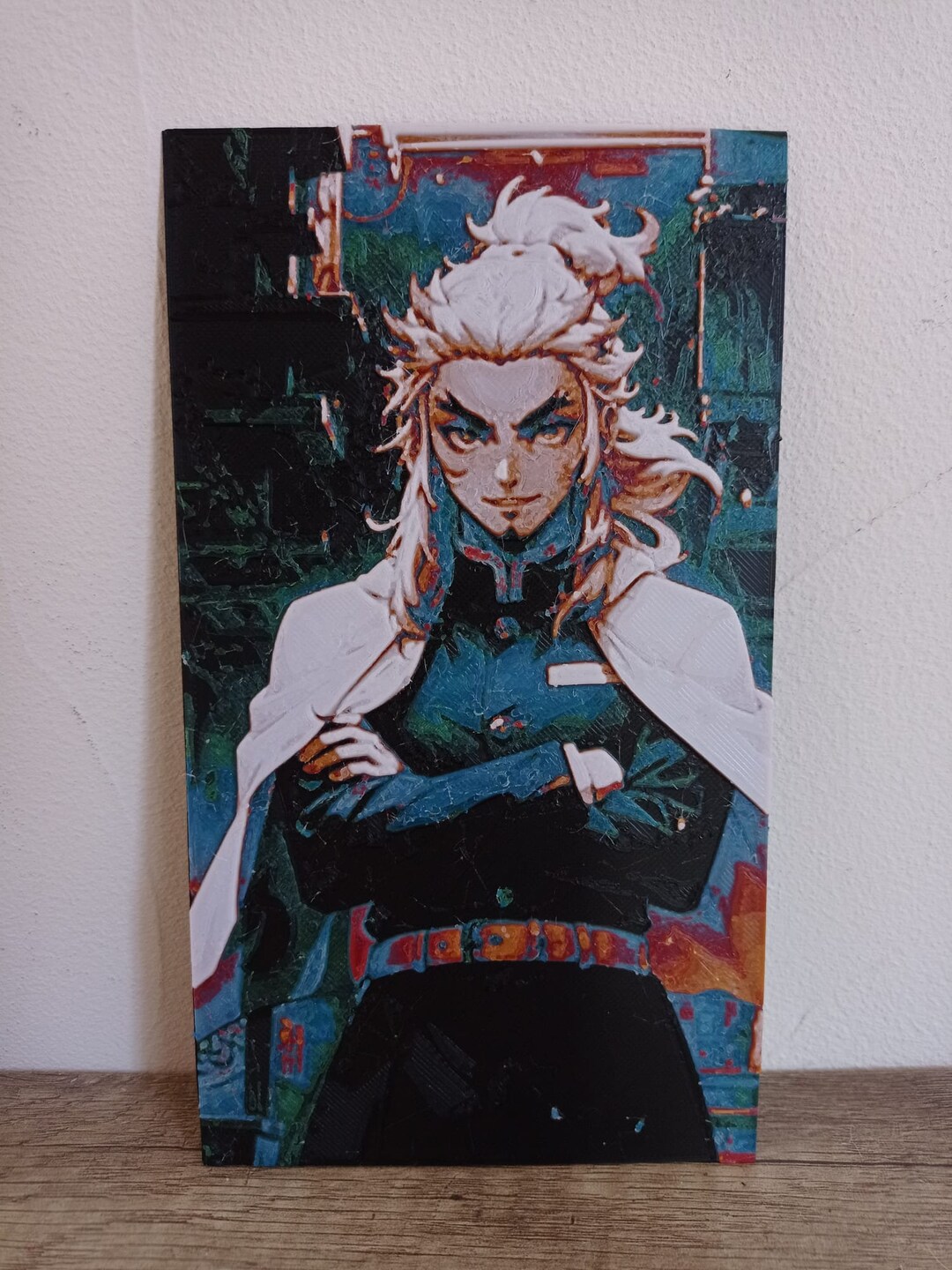 Decorative Plaque Rengoku / Demon Slayer - Etsy