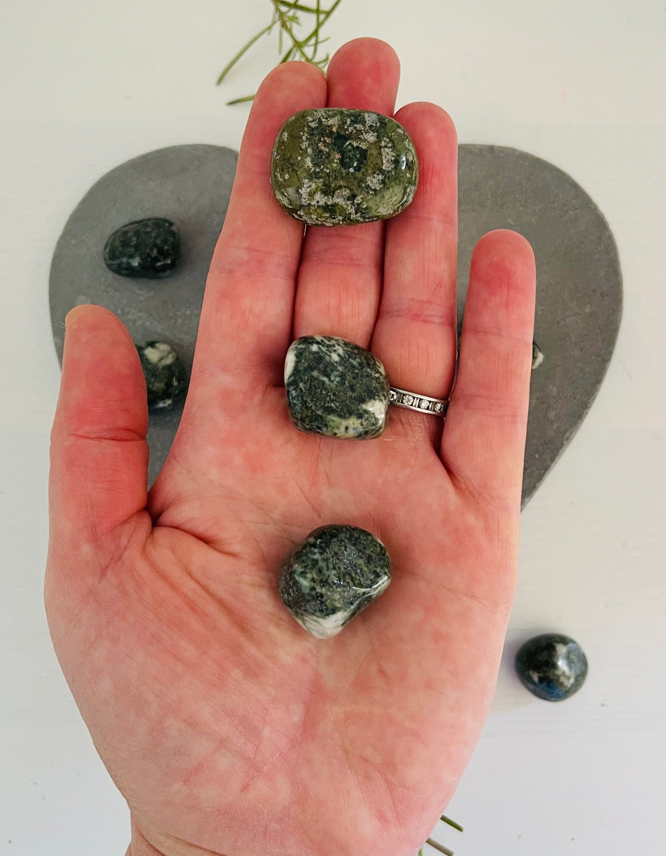 Preseli Bluestone Blue Stone Crystal Tumble Stones | Etsy