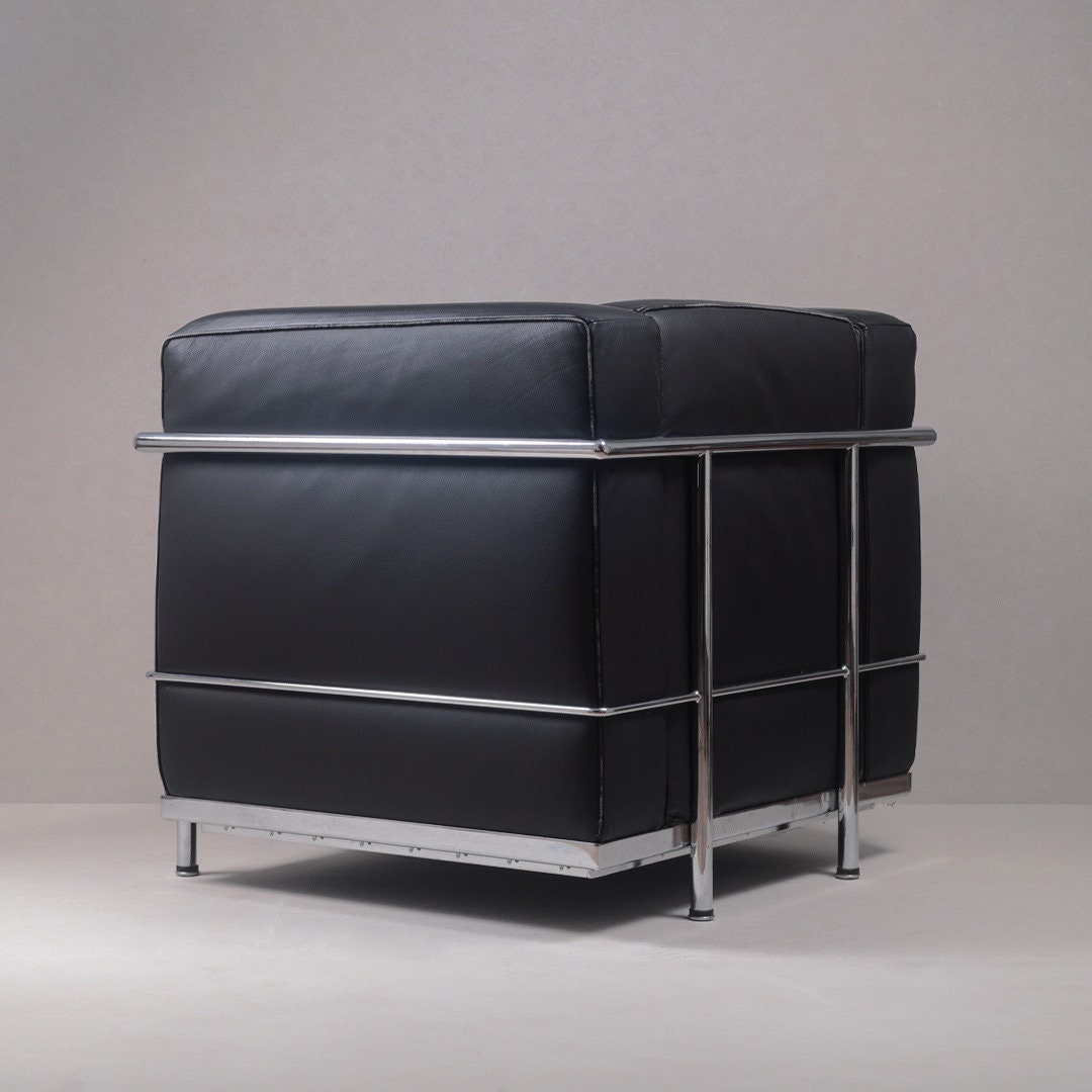 Original LC2 Chair Le Corbusier Alivar Made in Italy - Etsy