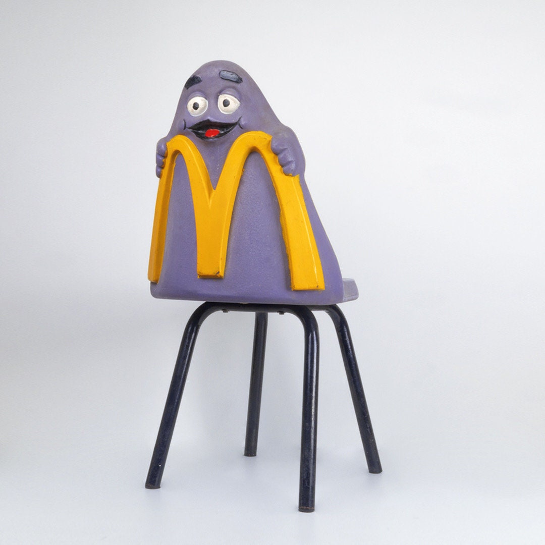 Mcdonalds Chair Playland Grimace Seat Chair Stool 80s 90s - Etsy