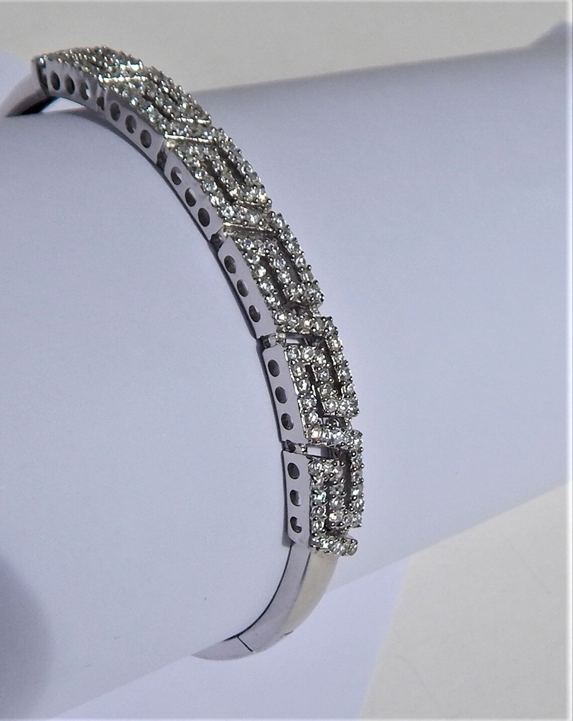 Silver Bracelet With Greek Design - Etsy