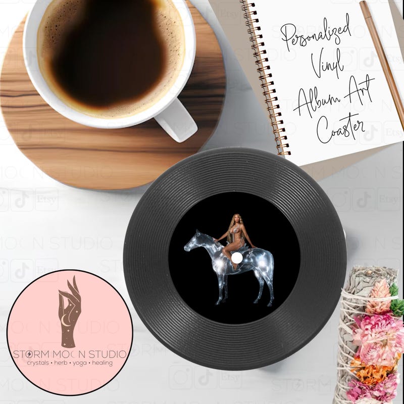 Vinyl Coasters - Etsy
