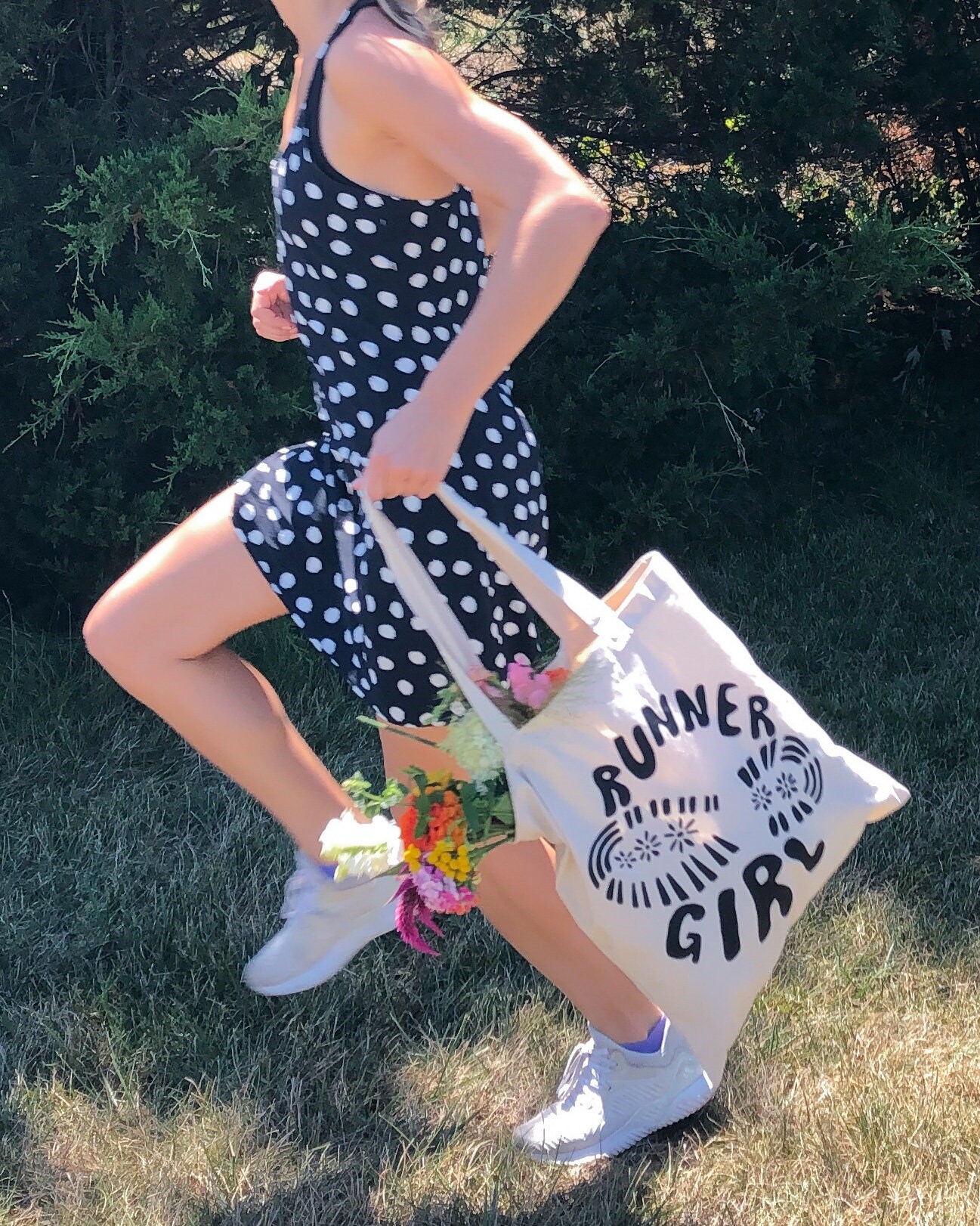 Runner Girl Tote - Etsy