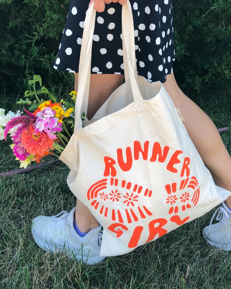 Runner Girl Tote - Etsy