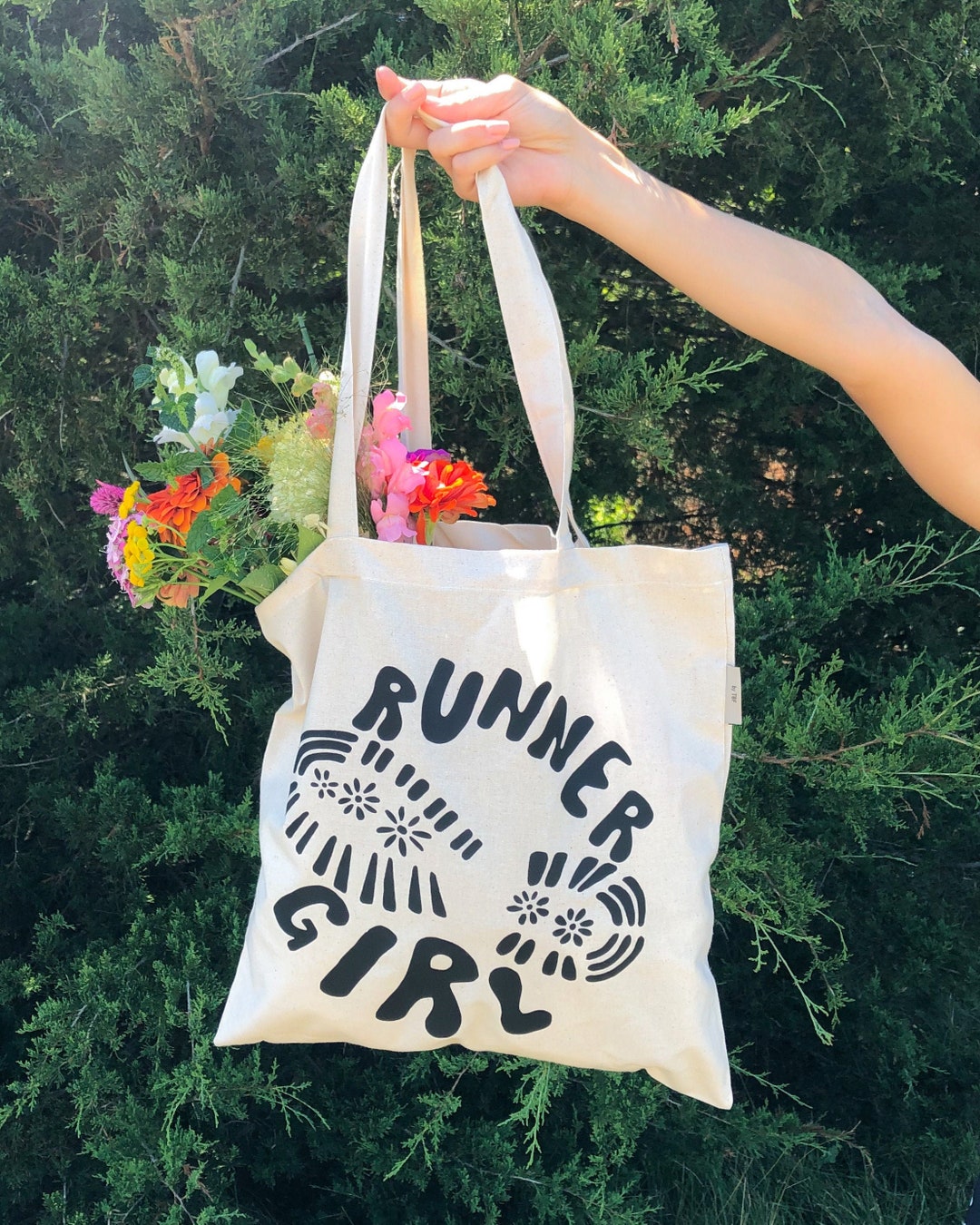 Runner Girl Tote - Etsy