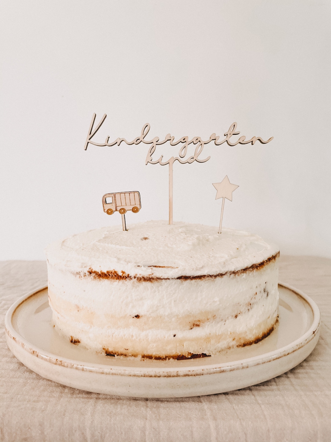 Kindergartener Caketoppers | Wood | Truck | Garbage Collection | Star ...