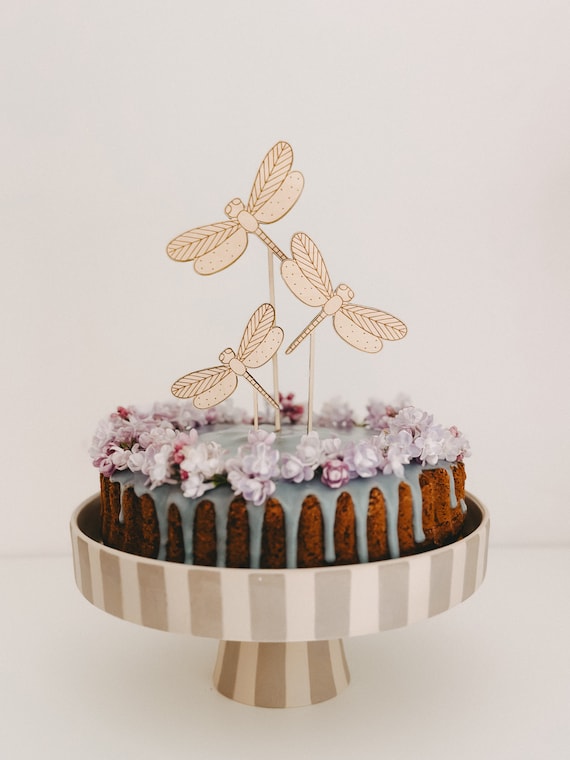 Dragonfly Wedding Cake Topper