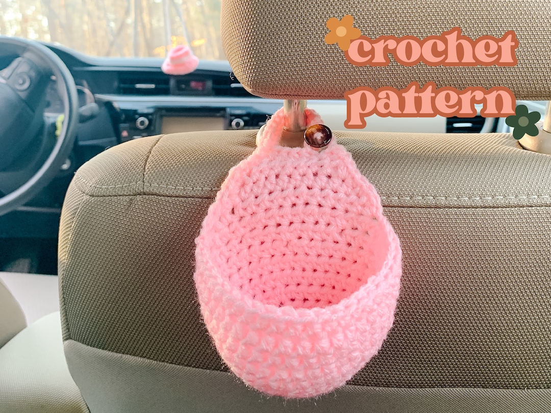 Mini Trash Can Crochet Pattern / PDF Download / Car Organization and ...