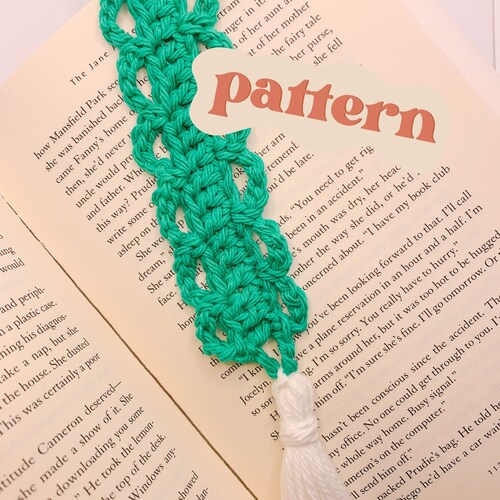 Crochet Corner Bookmark PDF Pattern/ Vintage Crochet Bookmark/ - Etsy