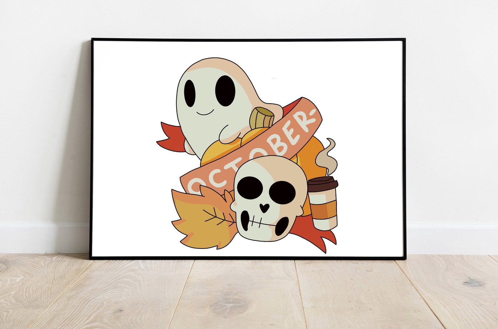 October Ghosts Art Print | Etsy