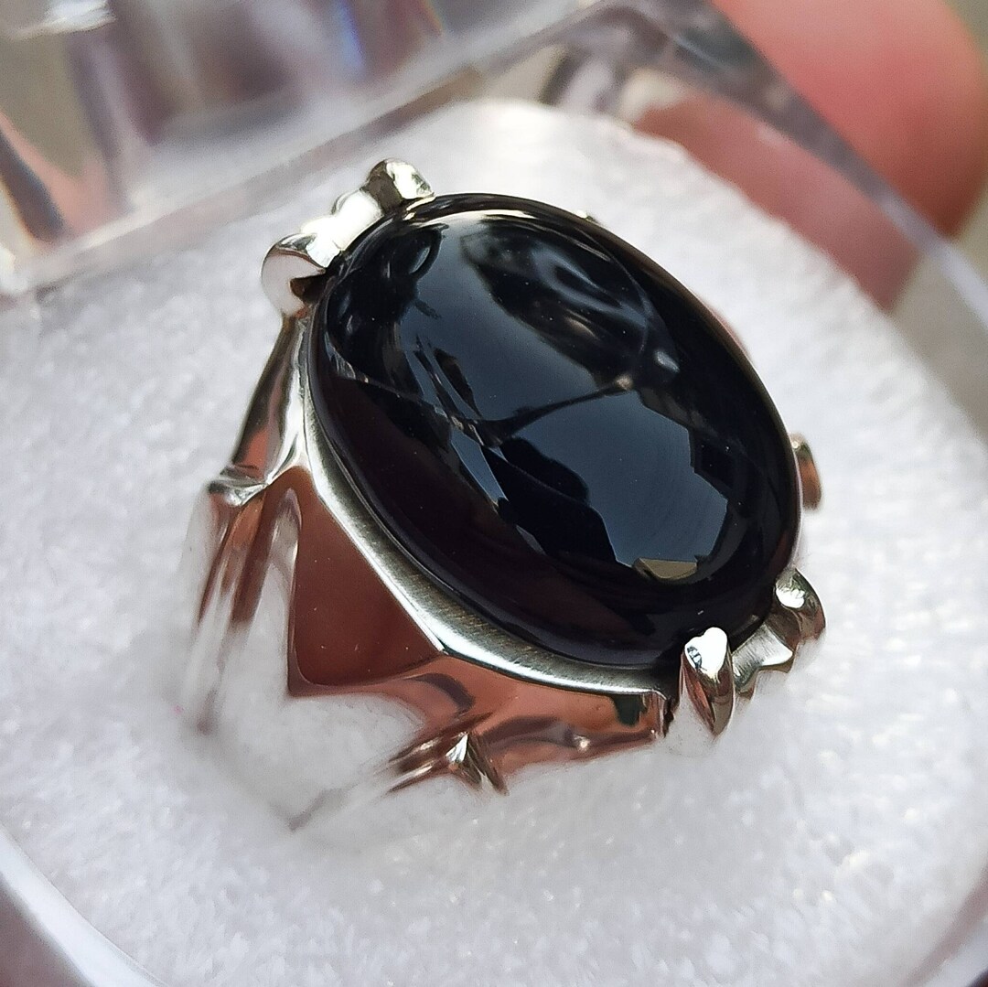 Natural Aqeeq Ring Handmade Aqeeq Akik Agate Ring Sterling - Etsy