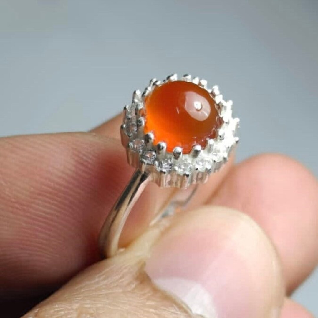 Women Aqeeq Rings Yemeni Aqeeq Rings Handmade Sterling Silver - Etsy ...