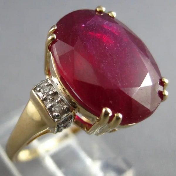 Natural Ruby Ring - Etsy