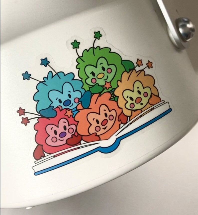 Rainbow Sprites Reading, Vinyl Decal - Etsy