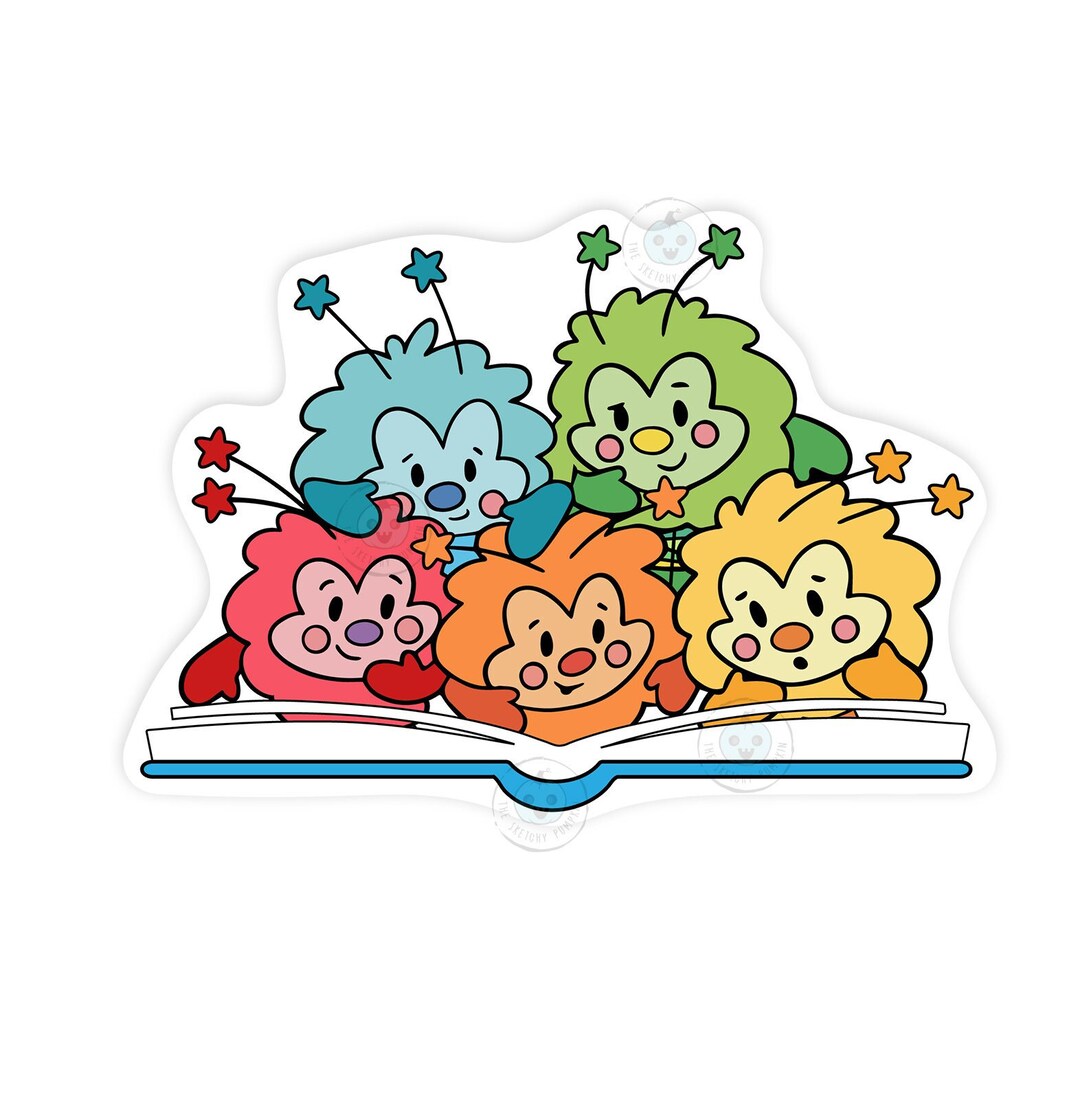 Rainbow Sprites Reading, Vinyl Decal - Etsy