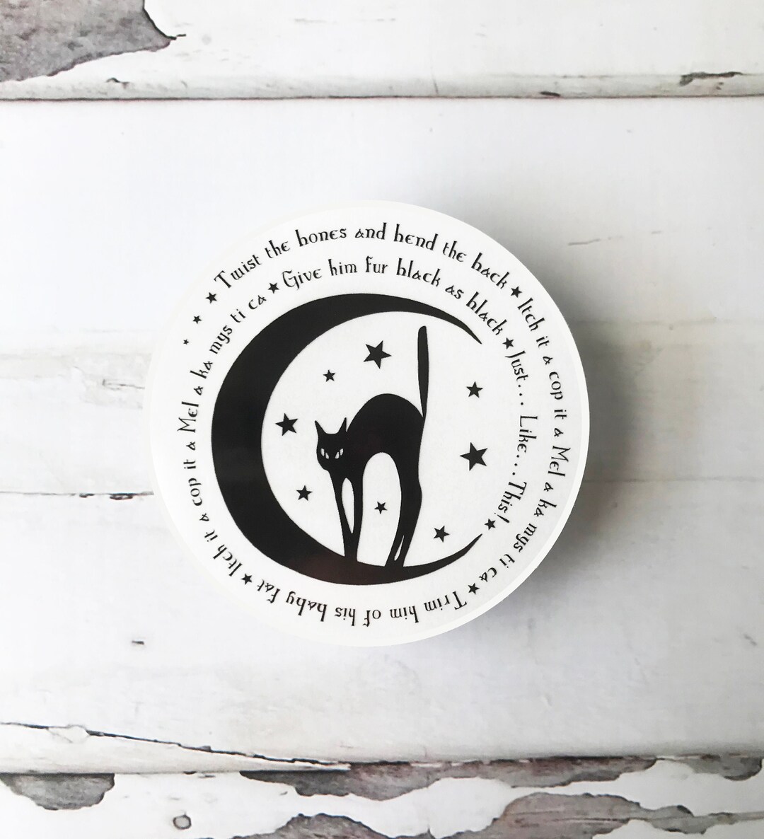 Binx Spell Sticker, Waterproof, Hocus Pocus, Witch - Etsy