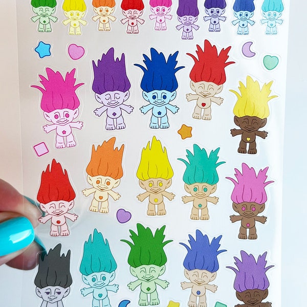 Troll Stickers - Etsy