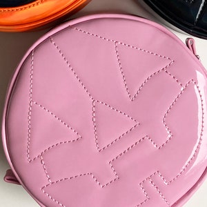 Jack O'lantern Round Bags, Halloween, Pumpkin, Faux Leather, Spooky ...