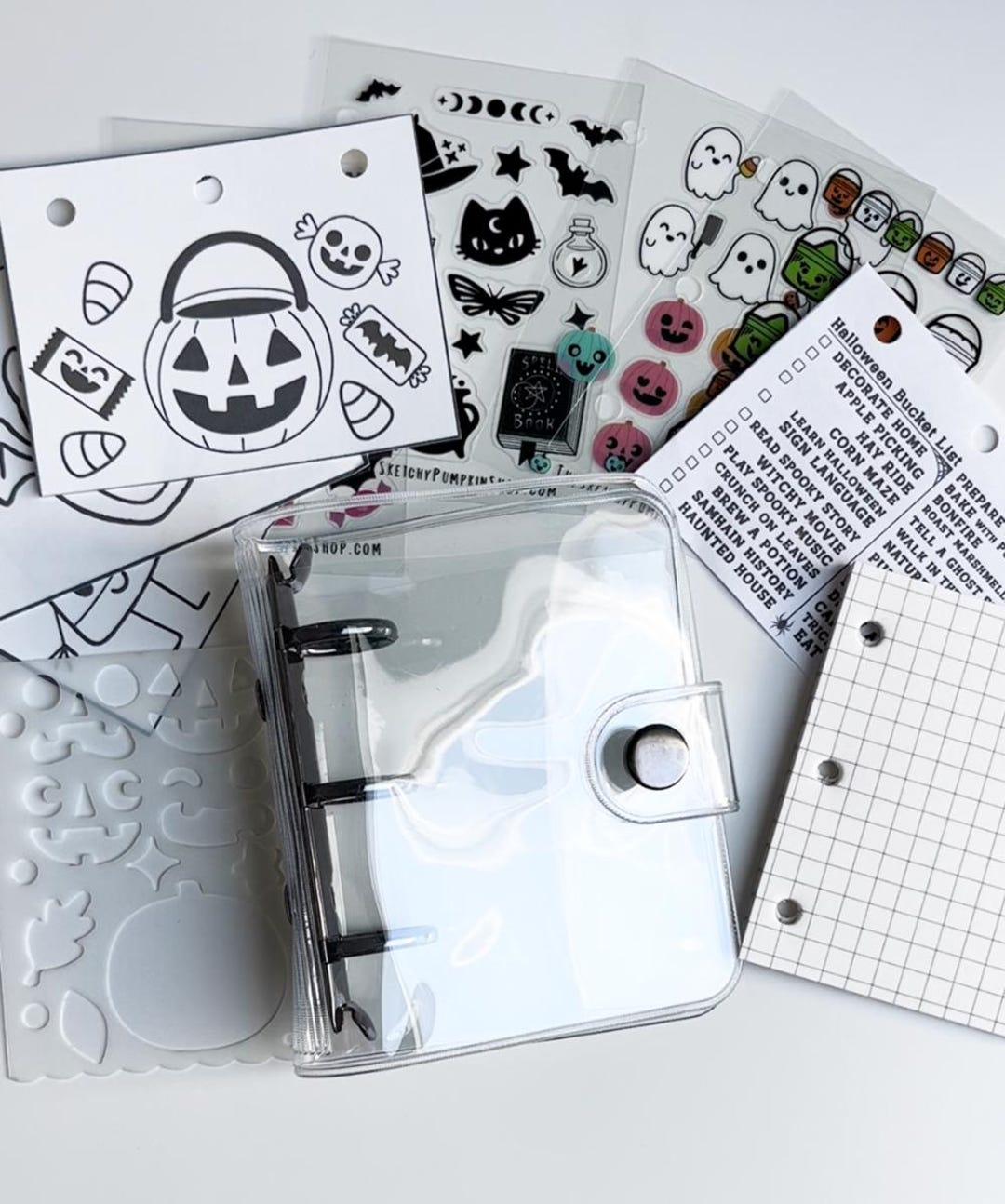Mini Spooky Binder Activity Pack - Etsy