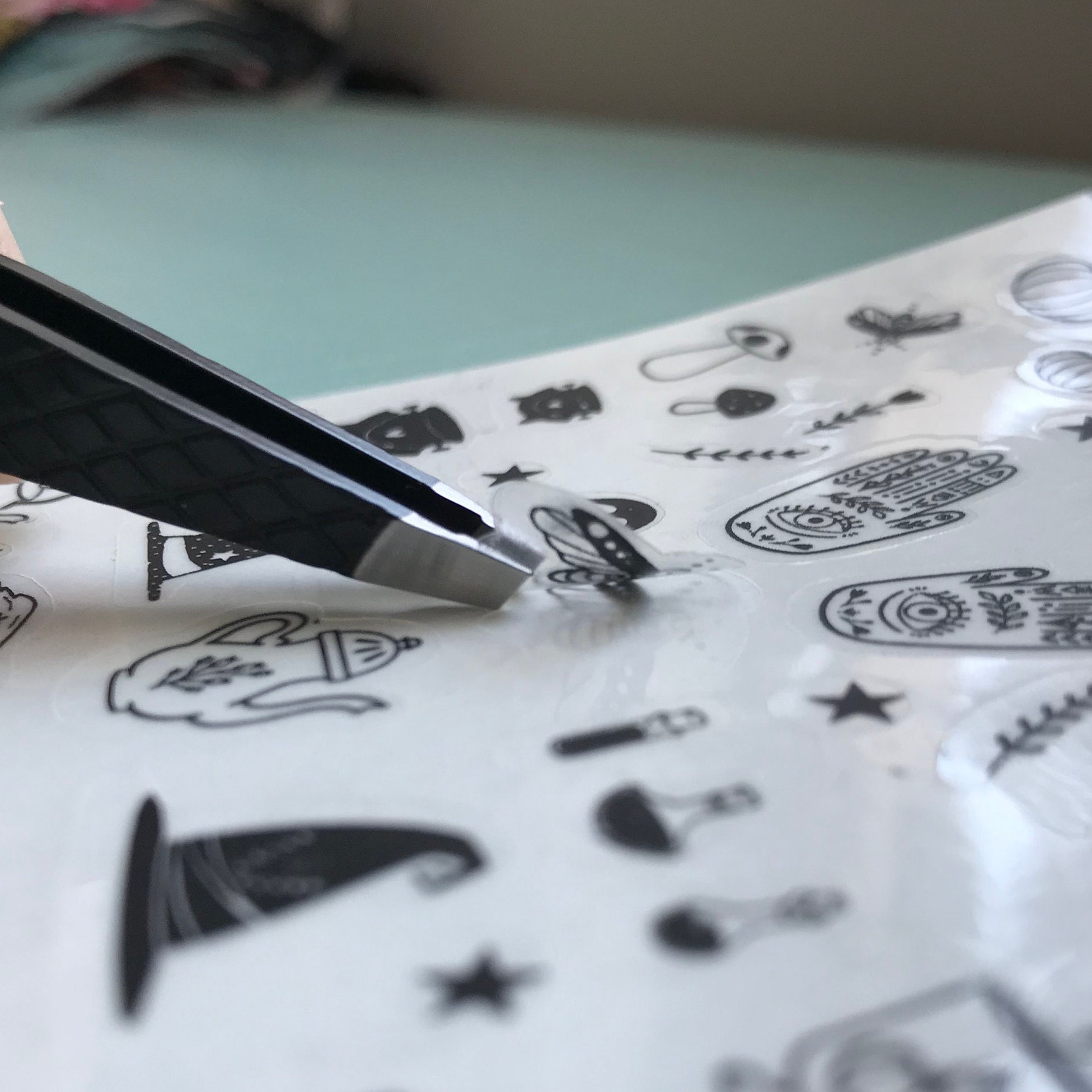 Witchy Stickers Witchy Coven Sabbat Transparent Bullet - Etsy