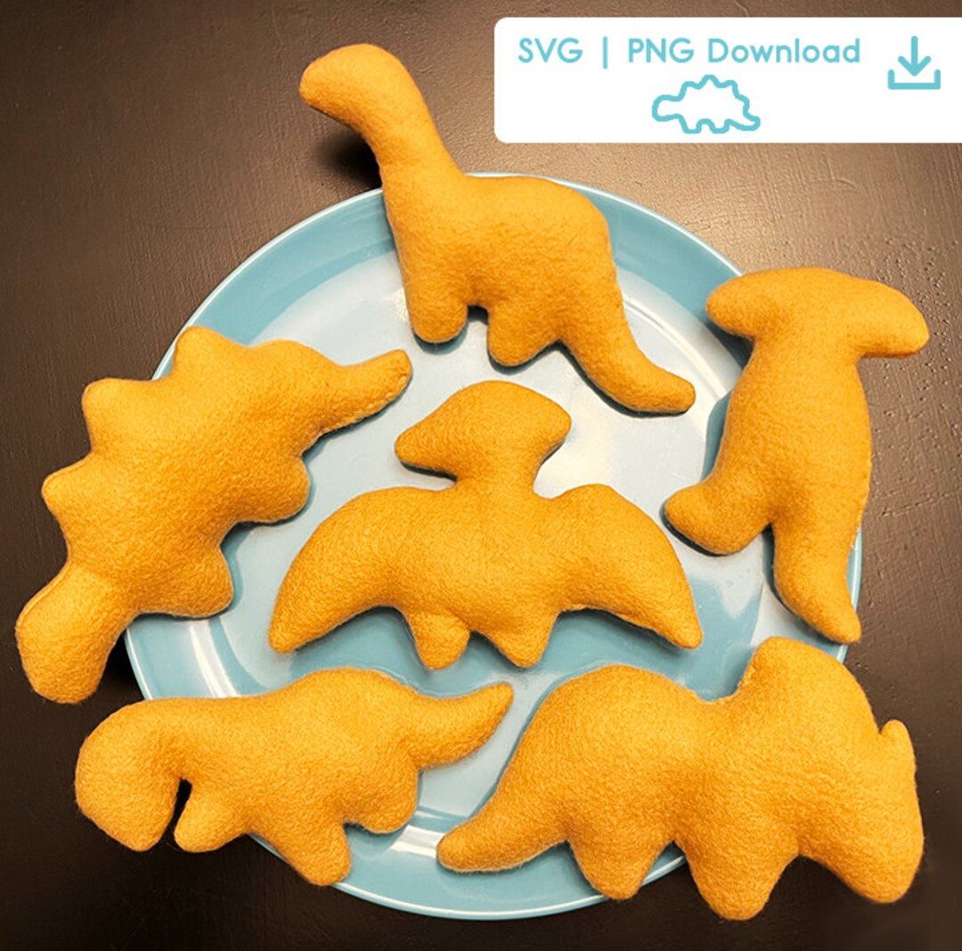 Dino Nugget Pattern Files, Digital Download, Sew, Fabric, Projects ...