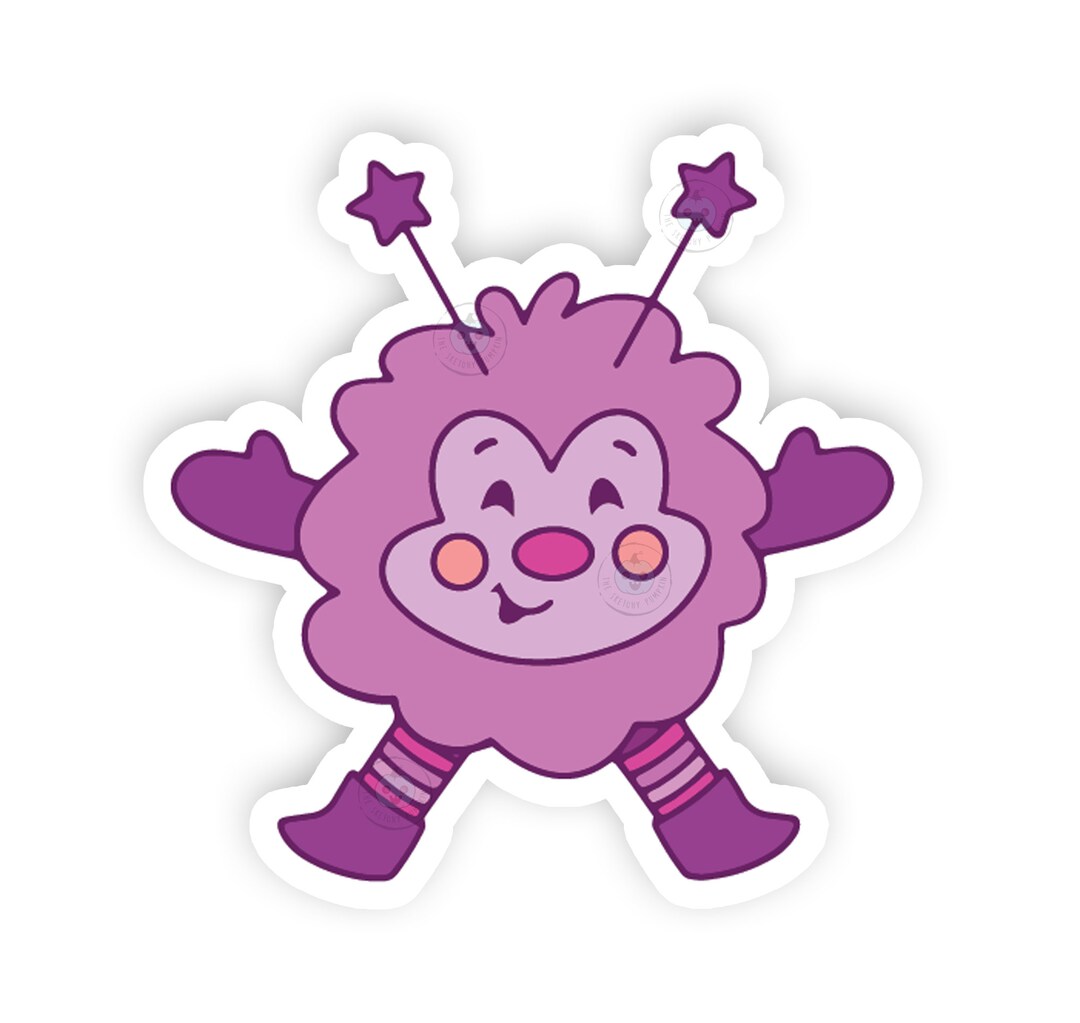 Violet Sprite Vinyl Decal, Purple Rainbow Brite, Kawaii, Sticker ...