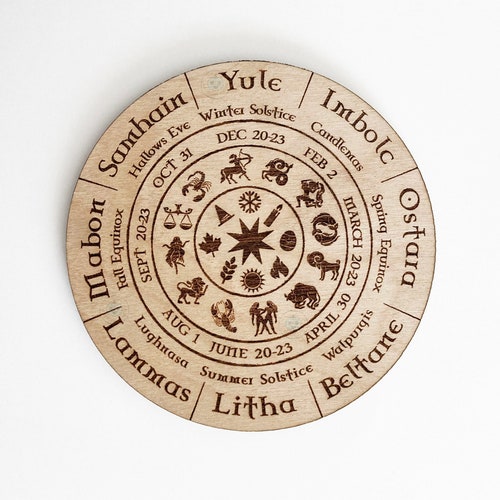 Wheel of the Year Pagan Sabbats Instant Download - Etsy