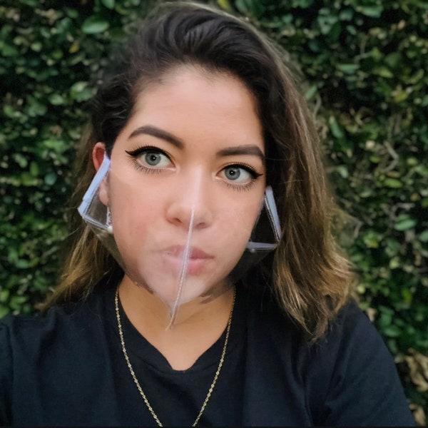 Clear Mask - Etsy