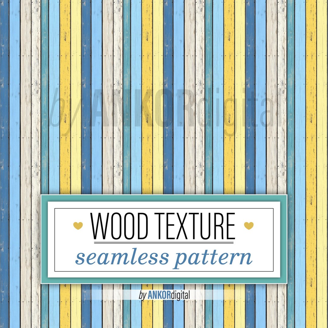 Wooden Planks Floor Seamless Pattern, Blue Repeating Surface Pattern ...