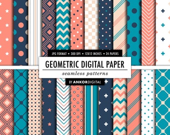 Coral Pink Paper | Etsy