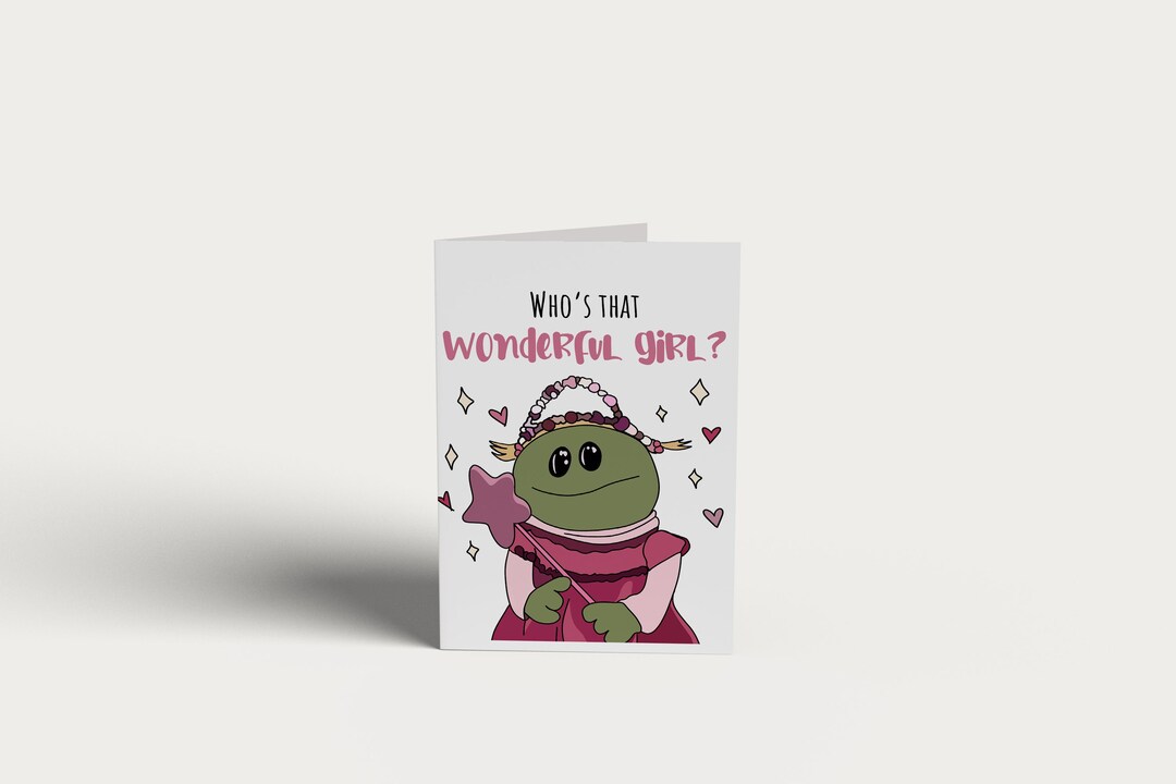 Nanalan Puppet Card Who's That Wonderful Girl Princess Song Tiktok ...