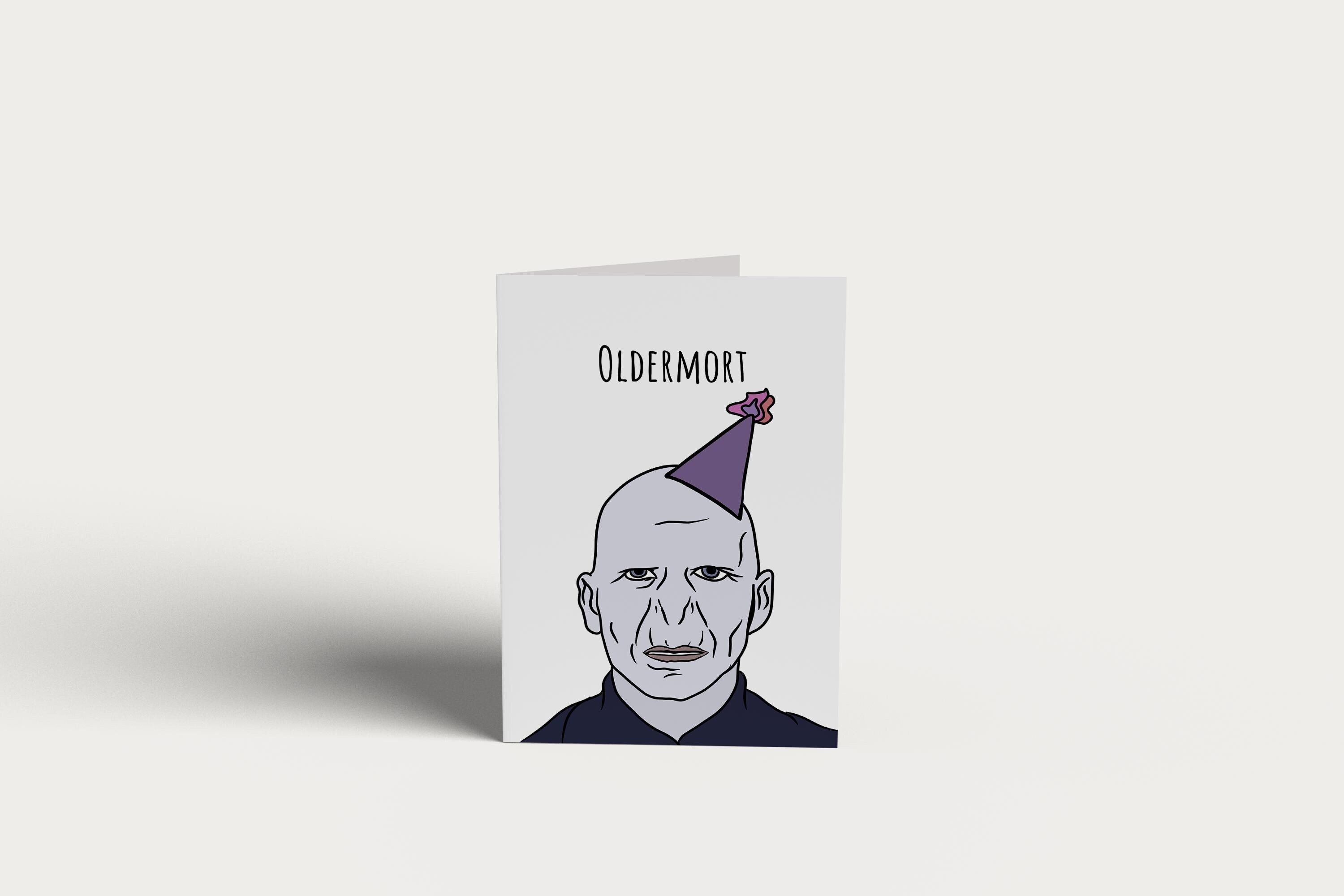 Oldermort, Harry Potter, Lord Voldemort, Birthday Card, Happy Birthday ...