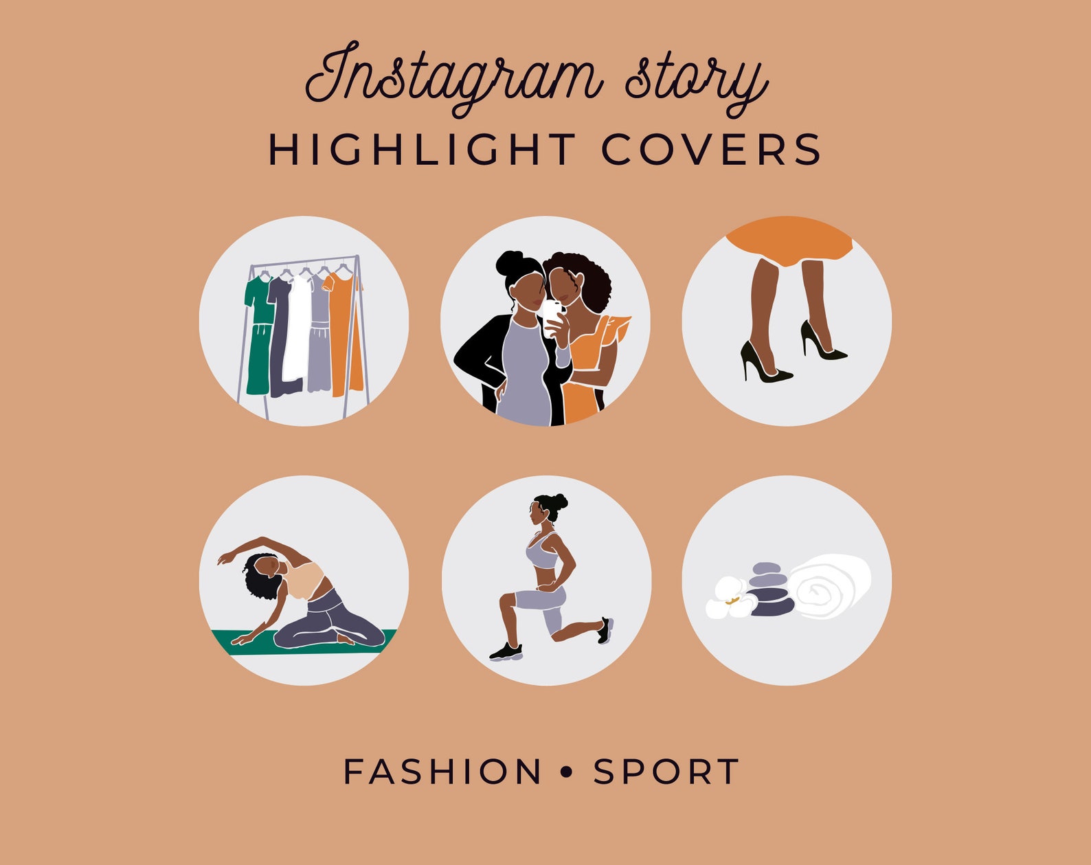 30 Lifestyle Instagram Highlight Covers Fashion IG - Etsy