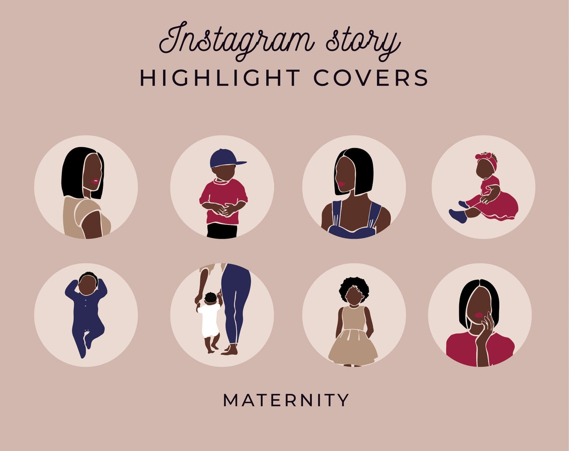 30 Black Girl IG Covers Instagram Highlight Covers - Etsy India